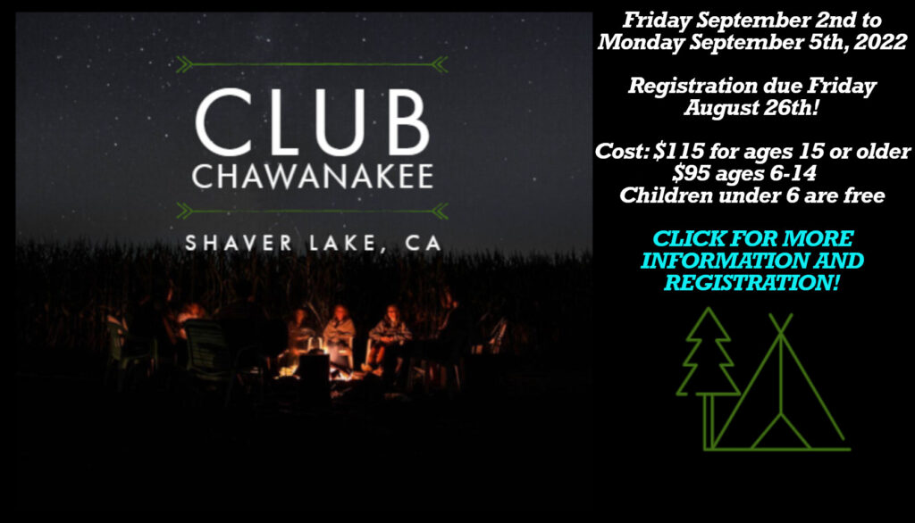 Club Chawanakee Banner | Scouting America Sequoia Council