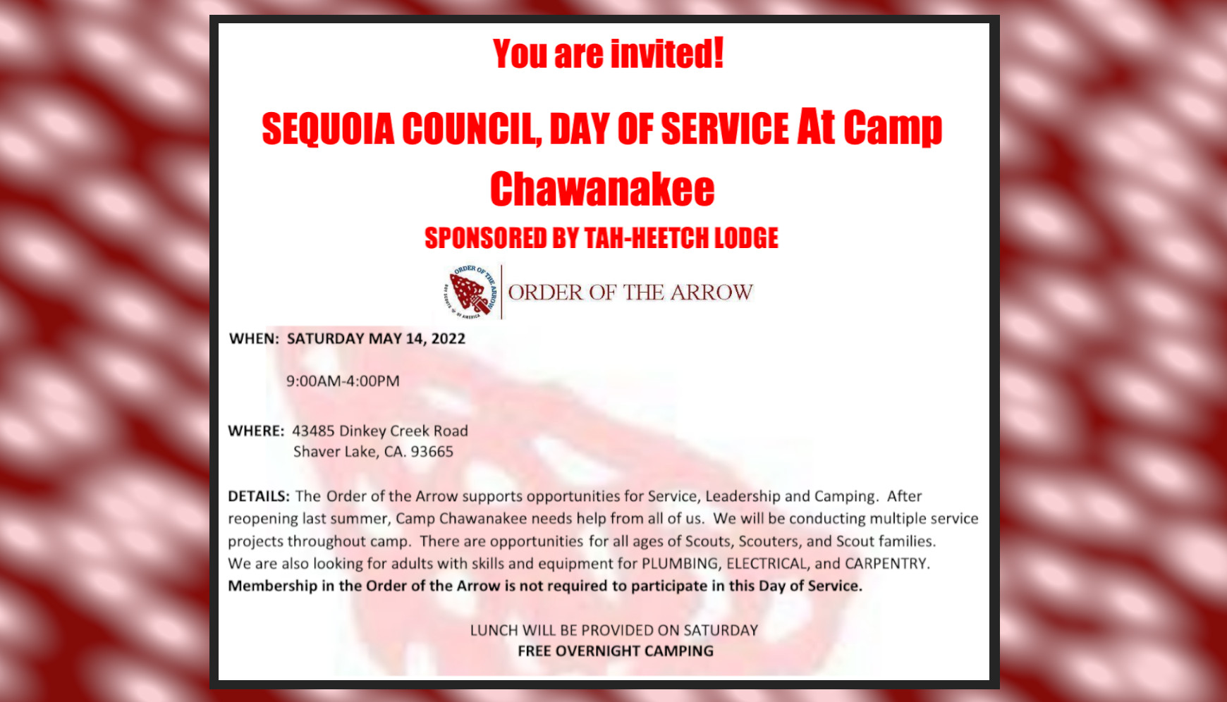 Sequoia Council - Boy Scouts of America