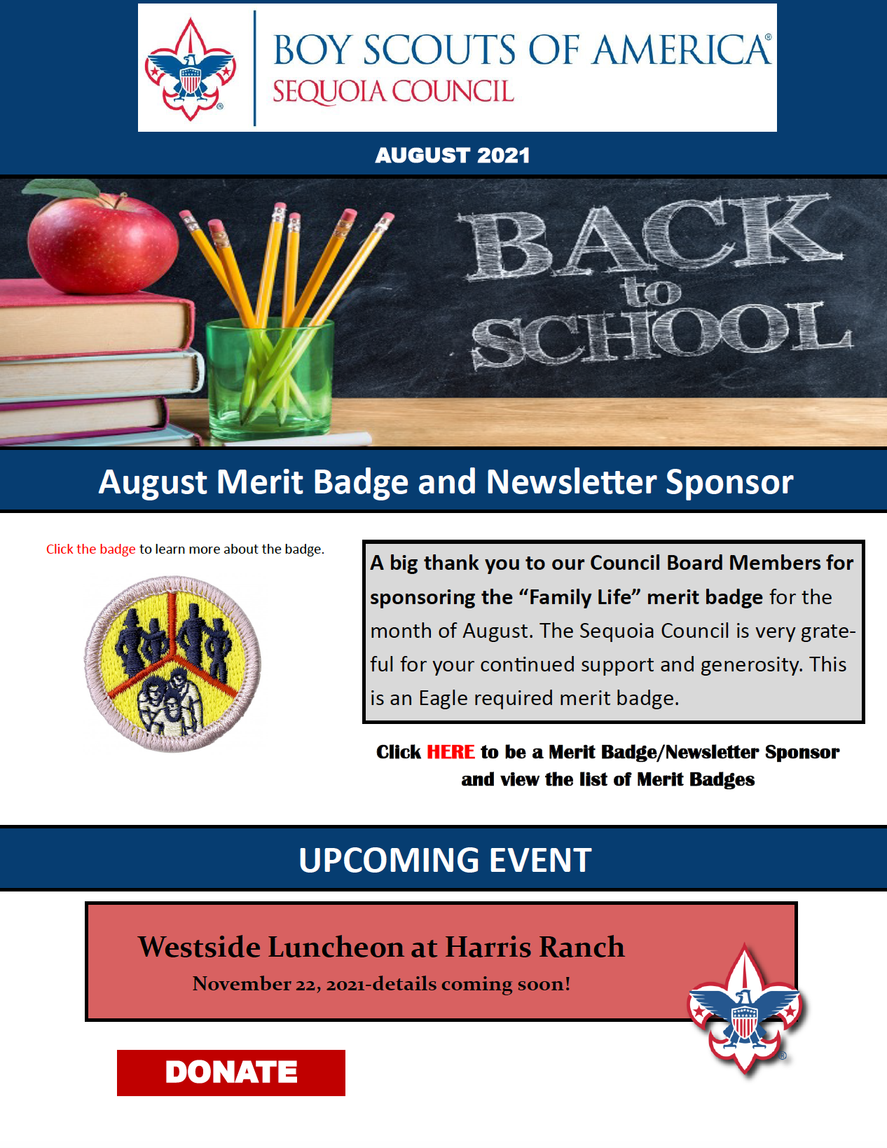Previous Monthly Merit Badge Newsletters | Sequoia Council - Boy Scouts ...