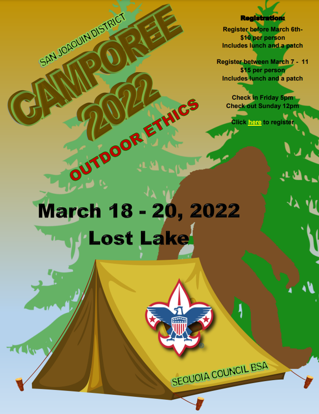 Sequoia Council - 2022 Camporee: Outdoor Ethics