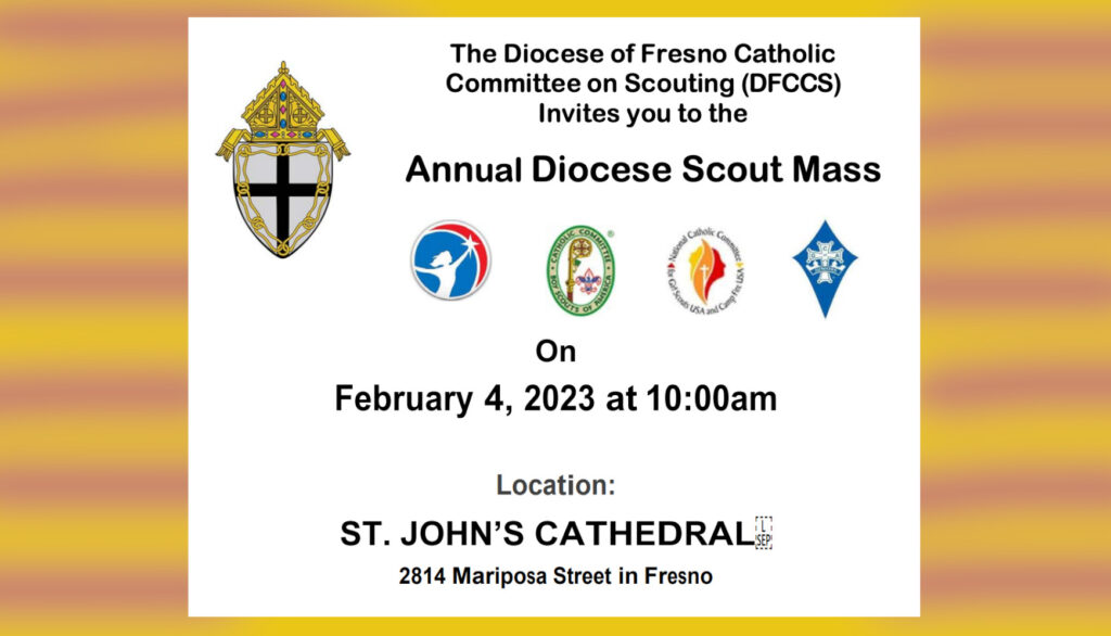 Banner for Scout mass | Scouting America Sequoia Council