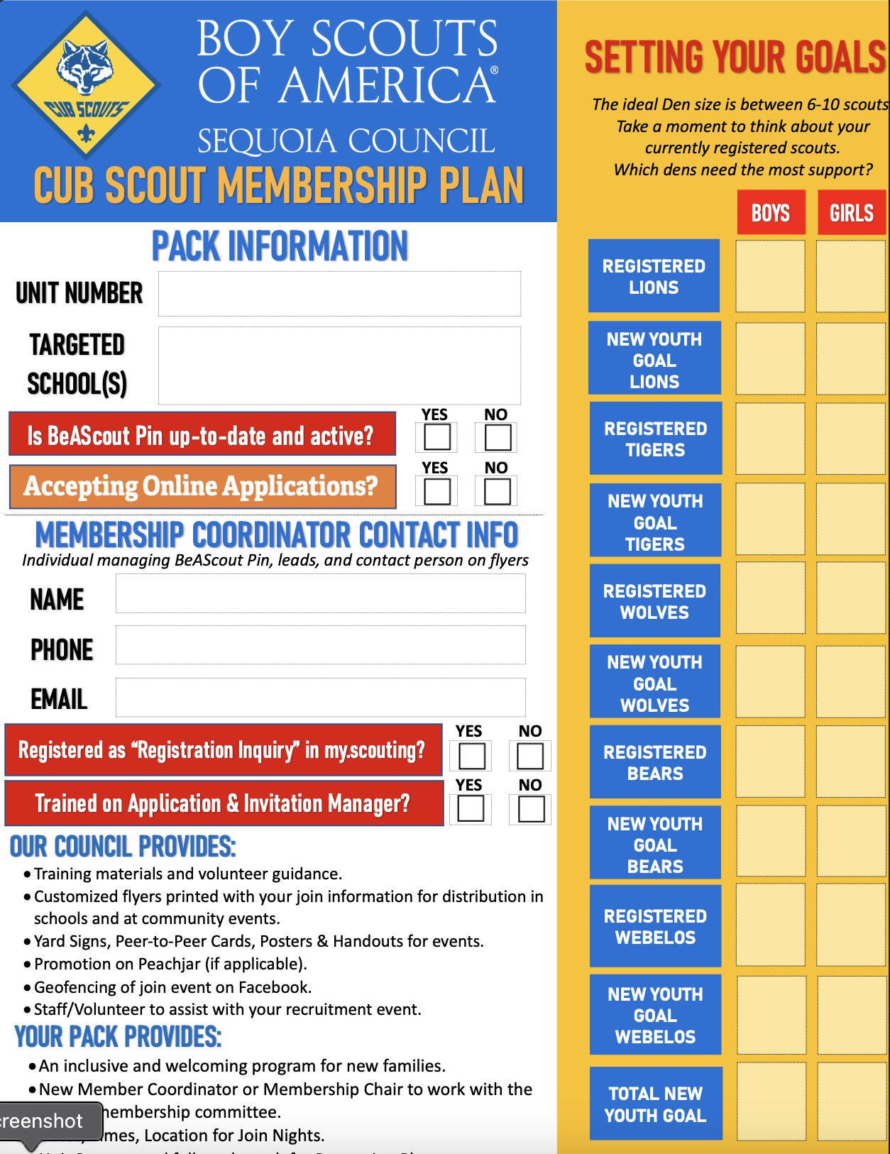 Membership Resources | Scouting America Sequoia Council