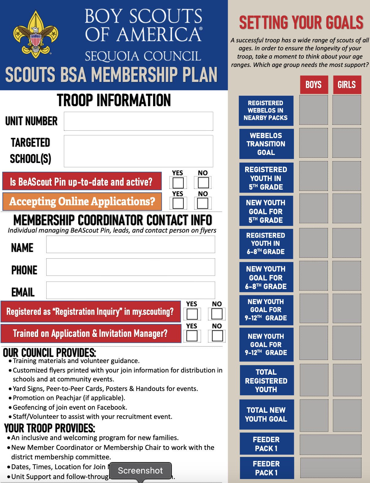 Membership Resources | Scouting America Sequoia Council